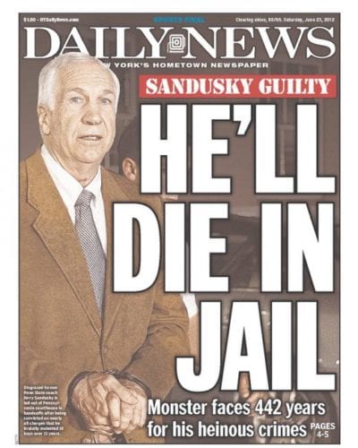 Major Headlines in Wake of Sandusky Trial | State College, PA