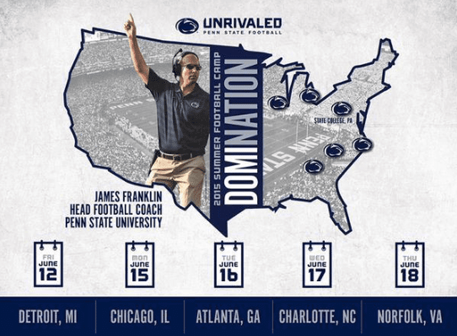 Penn State Football: Social Media Reacts As Satellite Camp Tour Moves ...