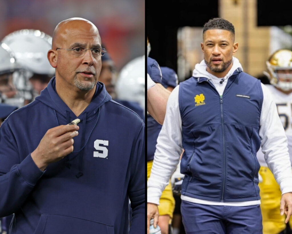 Penn State's James Franklin, Notre Dame's Marcus Freeman 'Honored' by ...